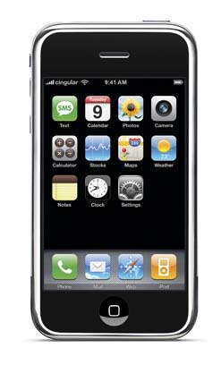 Touch-screen cell phones