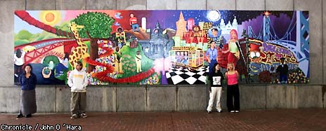 A Sense Of Place / Meridian Gallery interns paint themselves into their ...