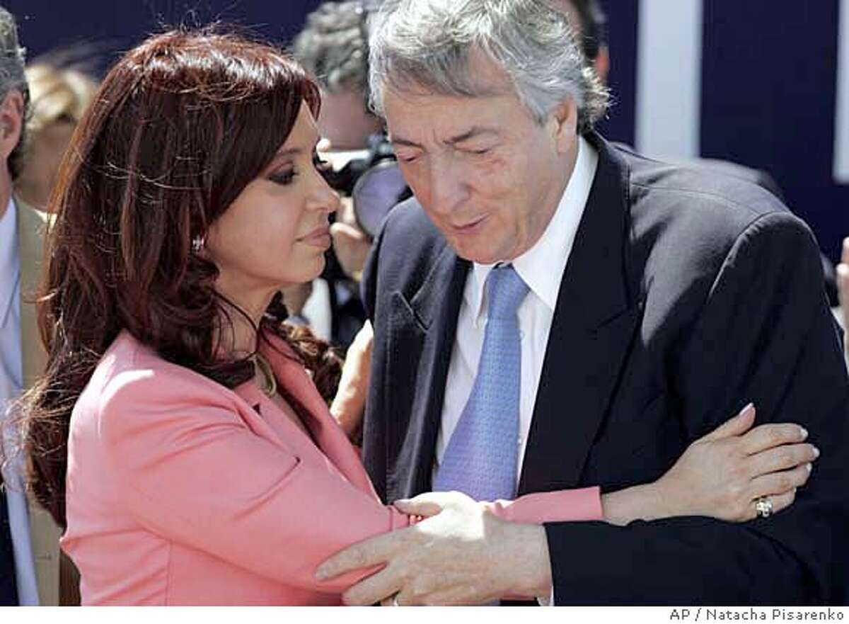 First lady expected to be Argentina's next president