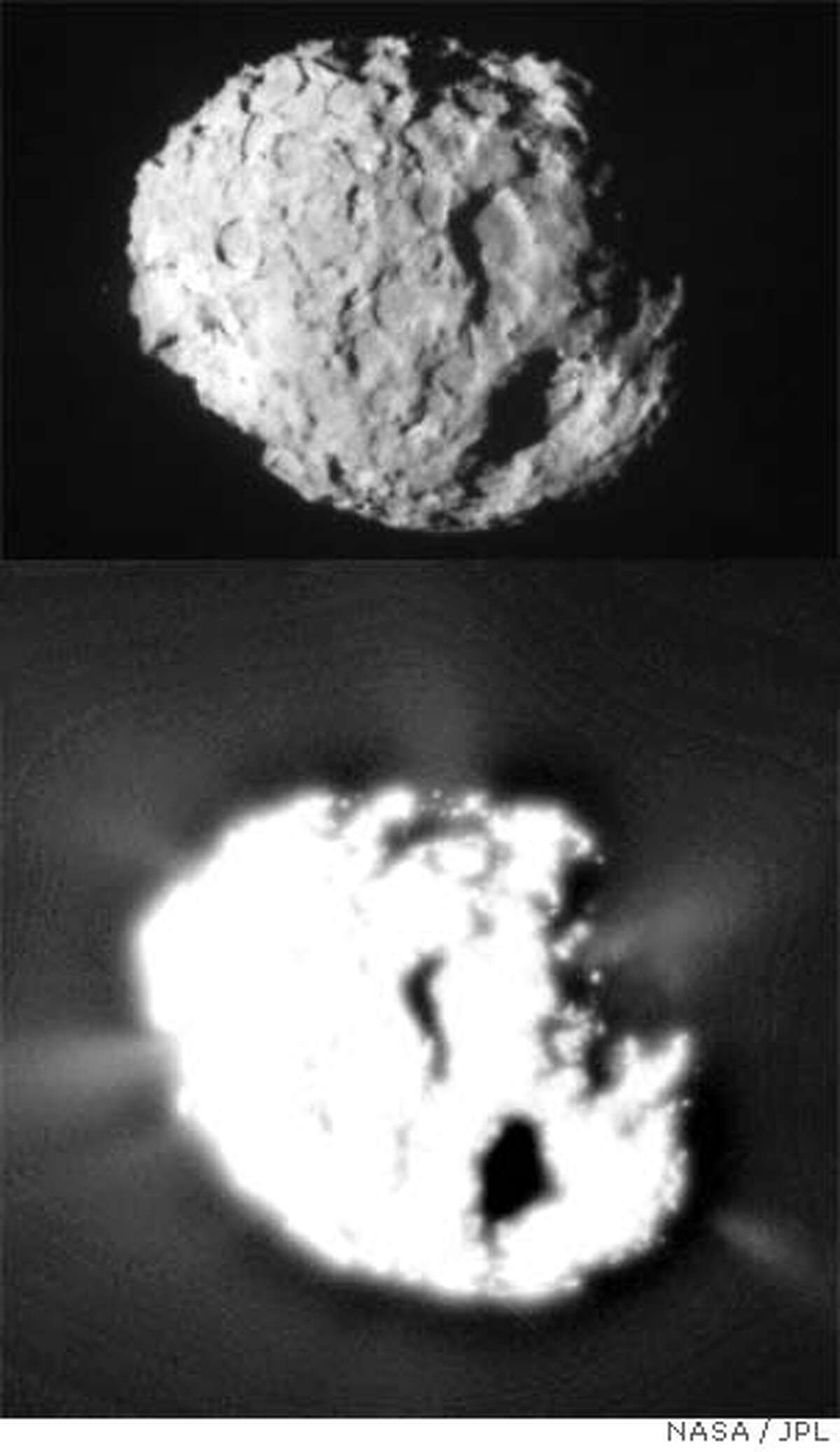 Close-up look at comet blasts conventional theories