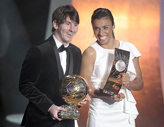 Gold Pride's Marta earns FIFA's top player award