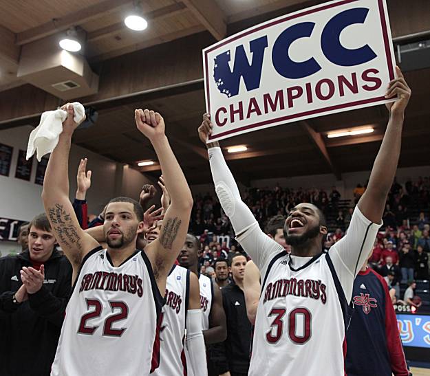 St. Mary's men beat Portland, share WCC title