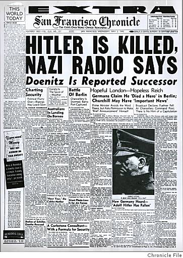 From the archives: Hitler dead, details sketchy