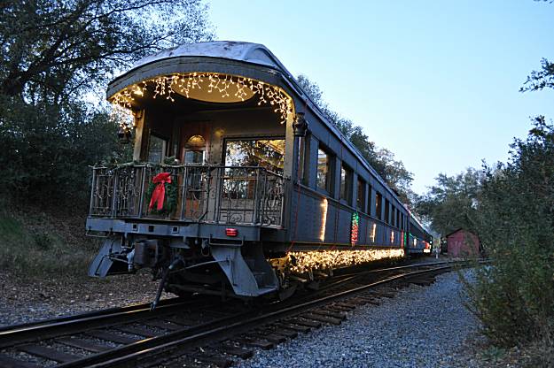 Railtown welcomes Santa on trains