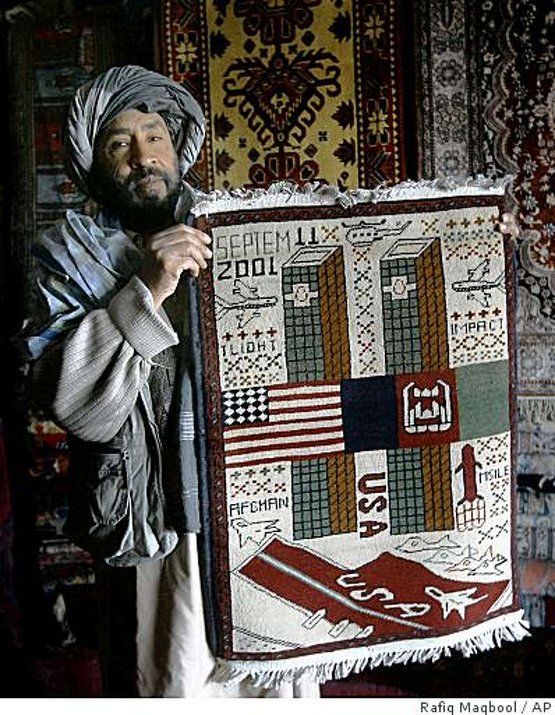Afghan 'war rugs' help struggling economy