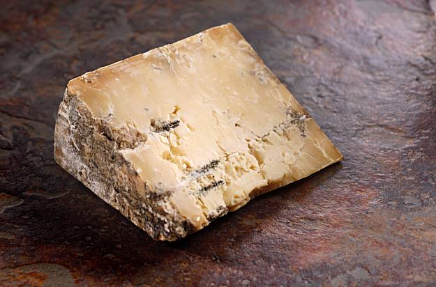 Dunbarton Blue, a blue-veined cheddar, takes off