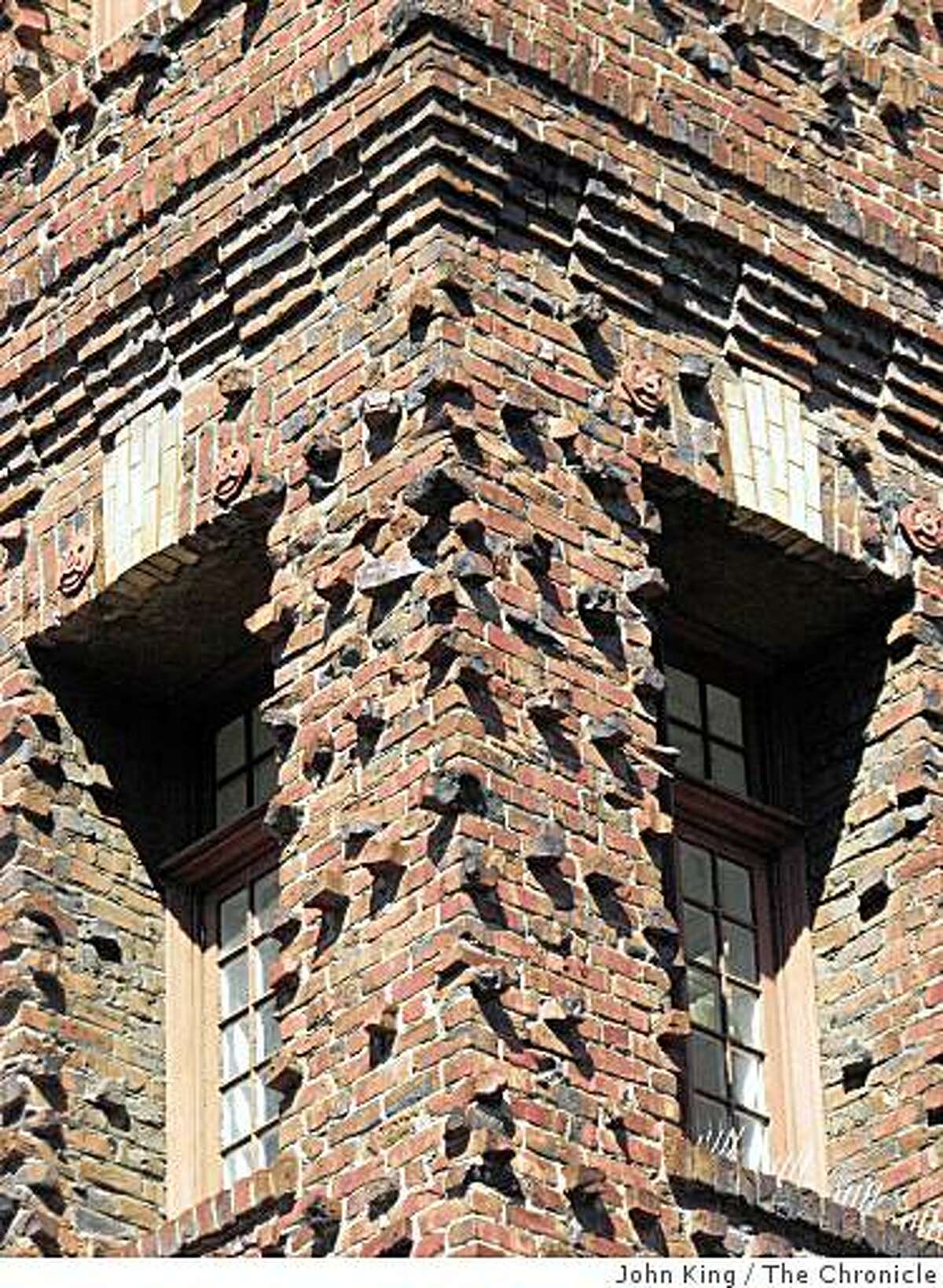Plain church amid the pagodas