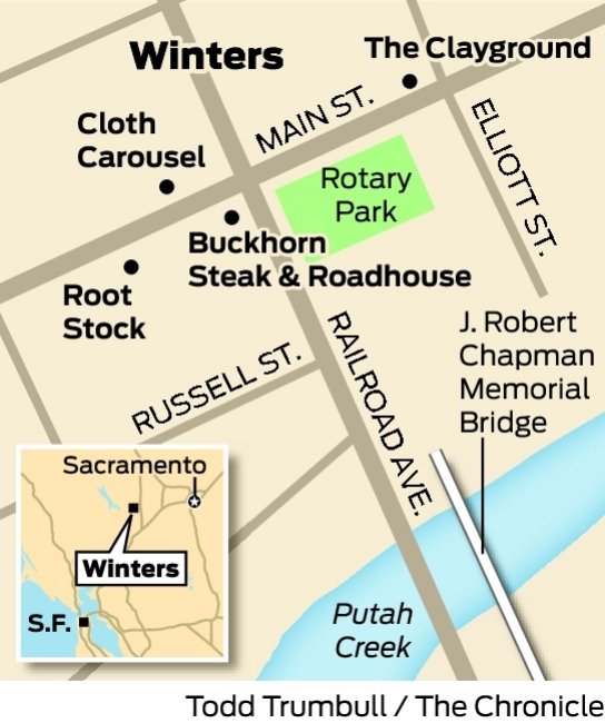 Main Street and Railroad Avenue, Winters