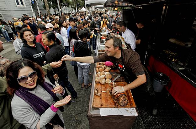 S.F. Street Food Festival: meals on cart wheels
