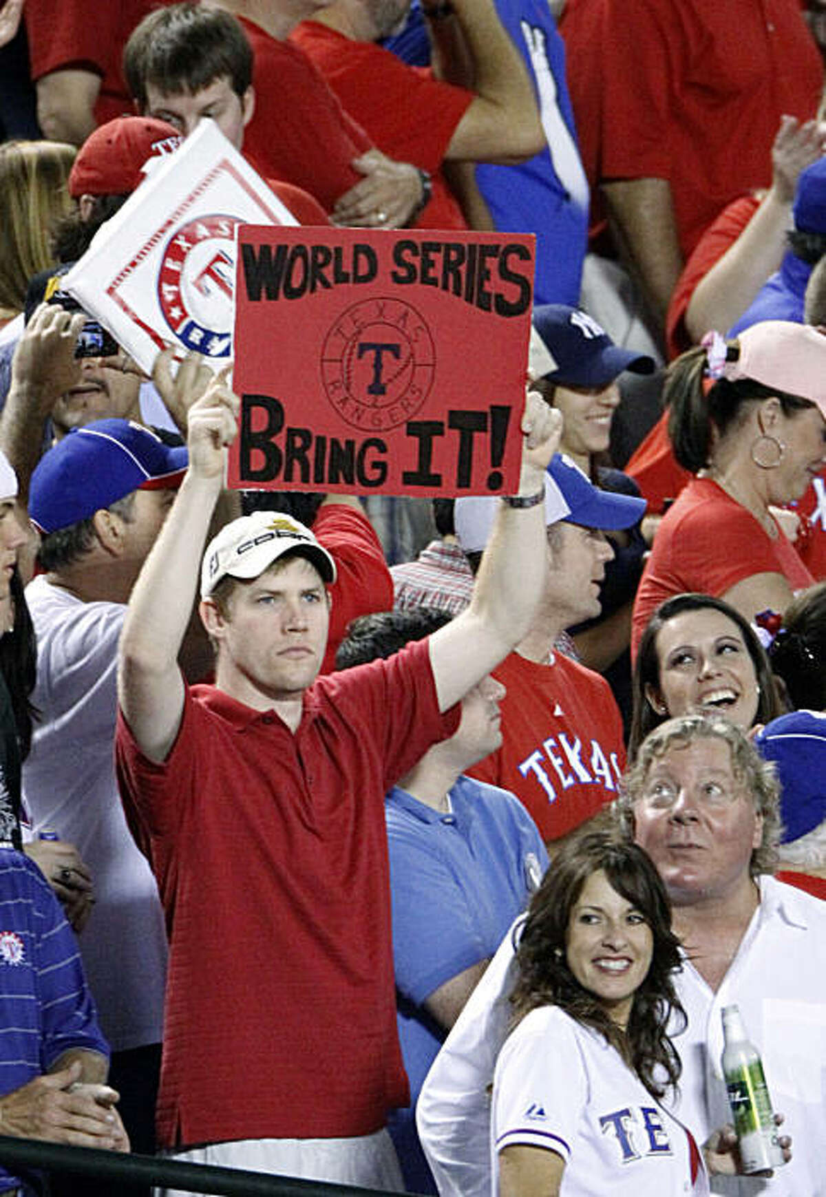 Texas Rangers fans keep faith in Bay Area