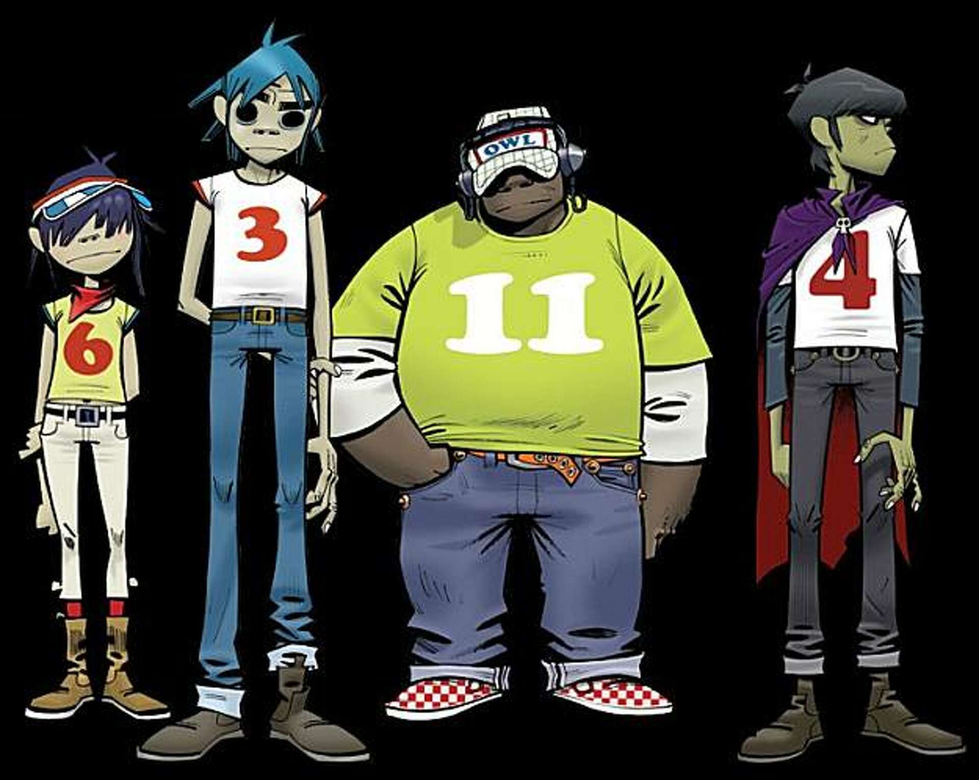 cartoon gorillaz