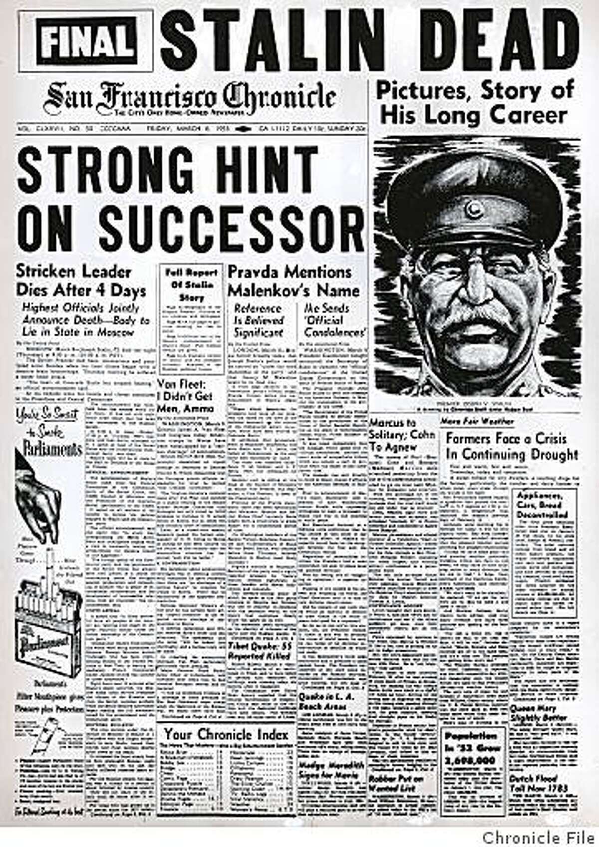 From the archives: Soviet leader dies