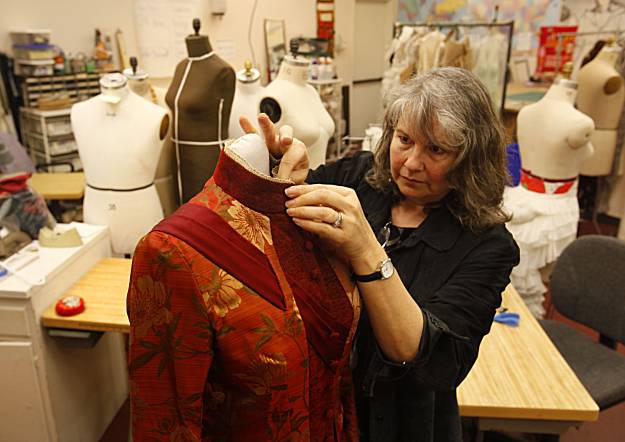 Draper takes costumes from sketch to stage