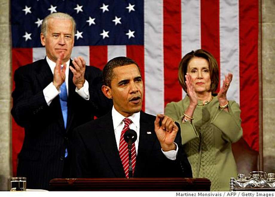 Obama, in speech to Congress, offers hope - and scorn - SFGate