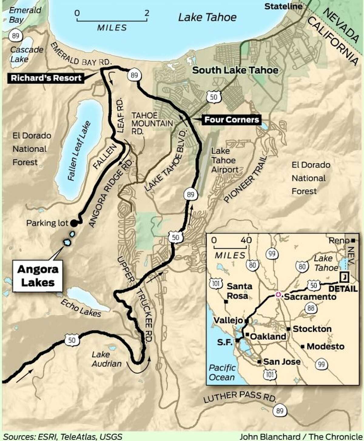 Sunday Drive: Angora Lakes