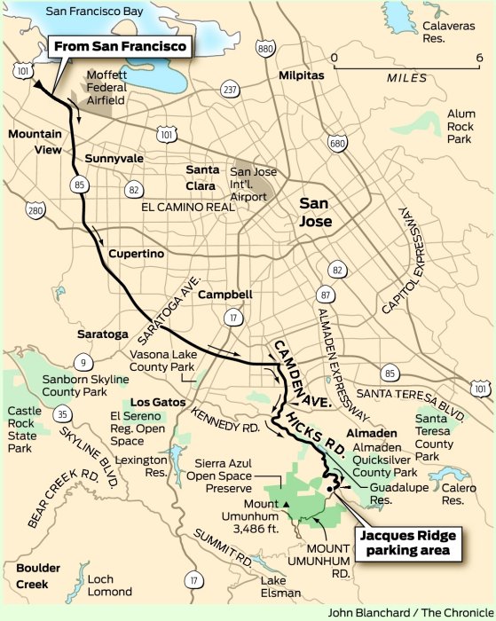 Sunday drive: Mount Umunhum