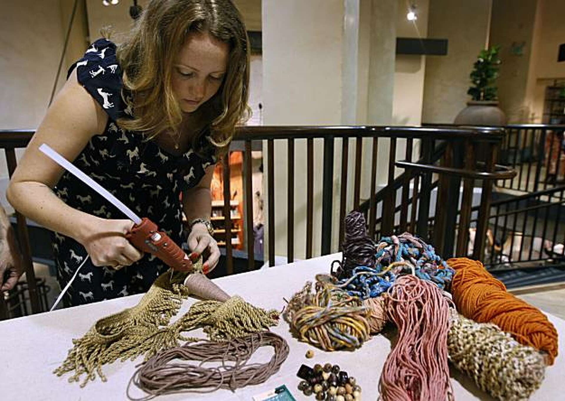 Anthropologie's playful displays catch the eye