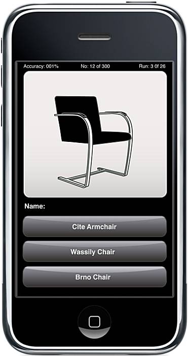 IPhone app looks at Copenhagen chairs