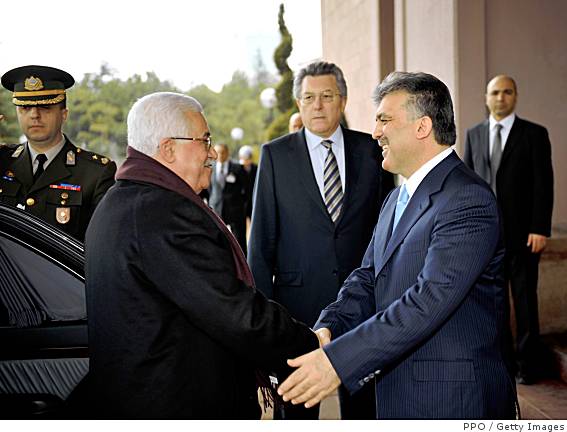 Abbas talks with Turkish leaders about Gaza