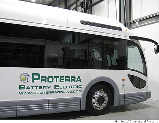 Battery-powered bus offers a quiet ride