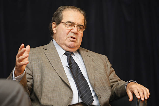 Constitution does not ban sex bias, Scalia says