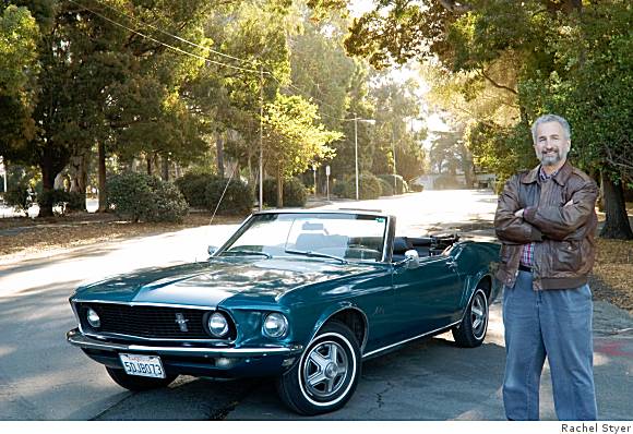 A 1969 Mustang serves as a daily driver