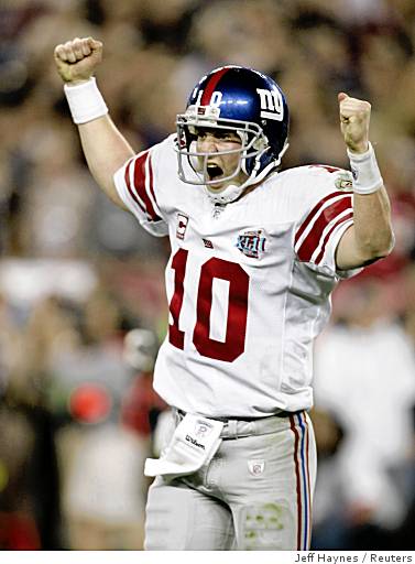 4th-quarter pass to Tyree is one of the great plays of all time