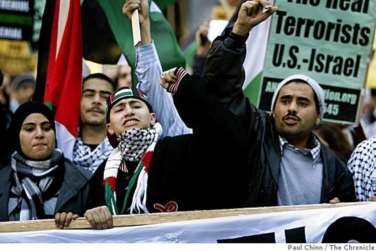 Hundreds in S.F. again protest Israeli bombings