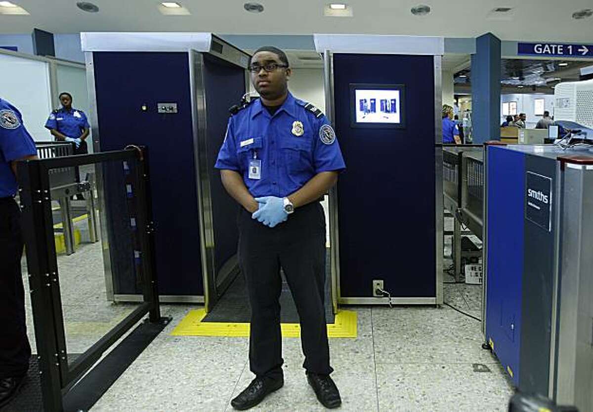 Oakland gets a look at new airport scanners