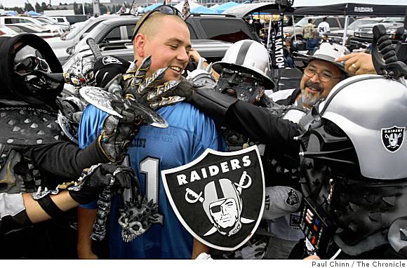 Just another fun-filled outing to a Raiders game