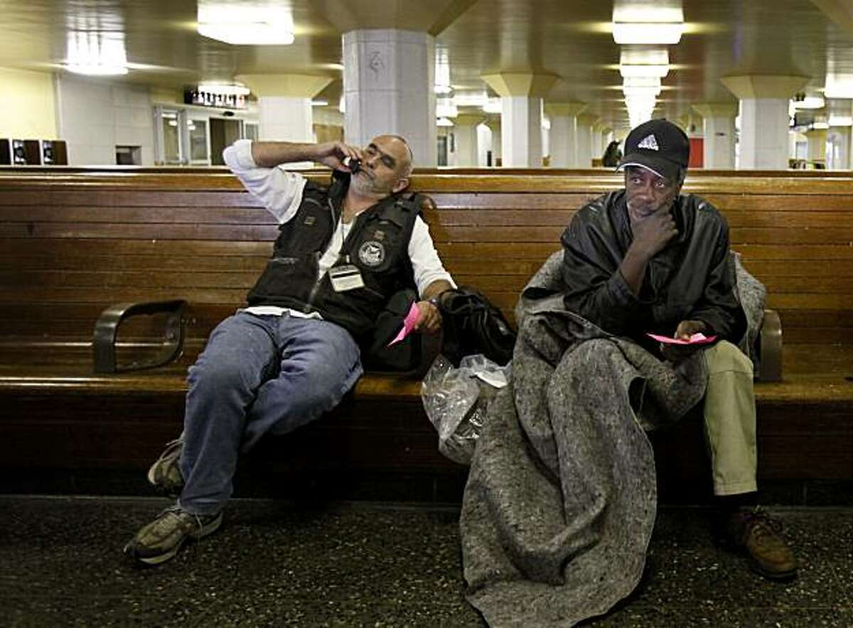 Longtime denizens resist call to leave terminal