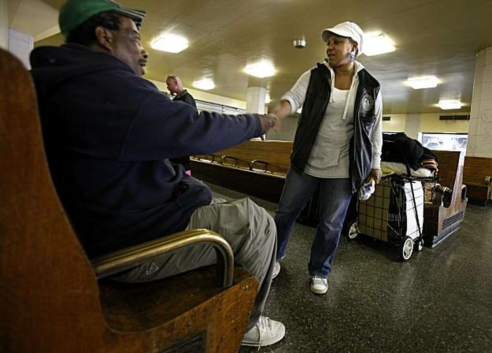 Longtime denizens resist call to leave terminal