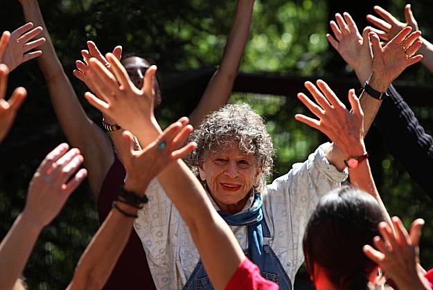 Anna Halprin works to connect mind, body