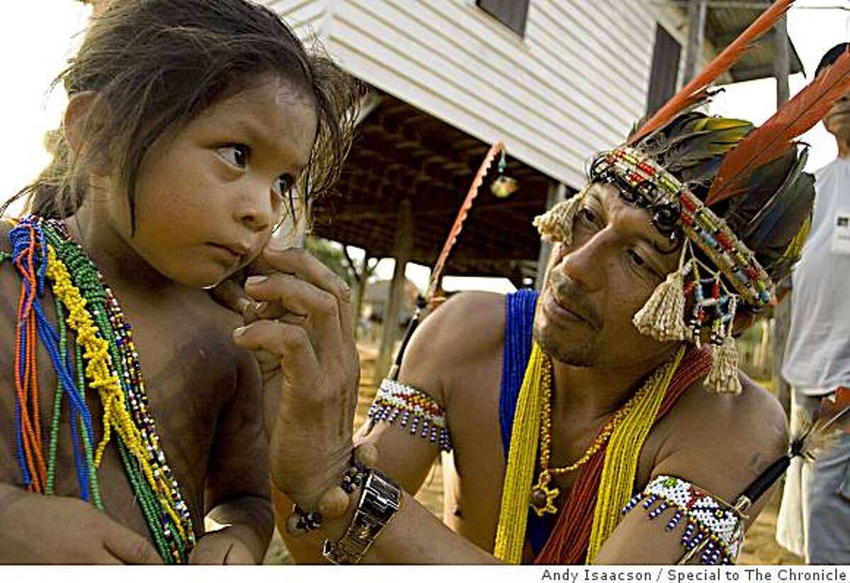 Visiting Maroon village in the Suriname jungle