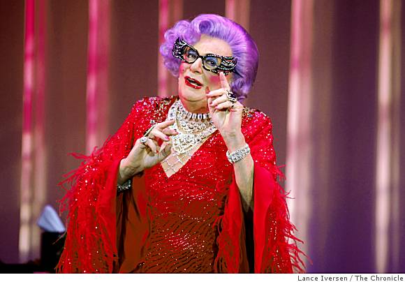Theater review: Take cover, it's Dame Edna