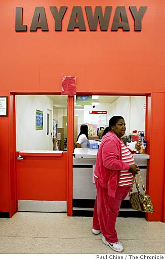 Layaway popular again with strapped shoppers