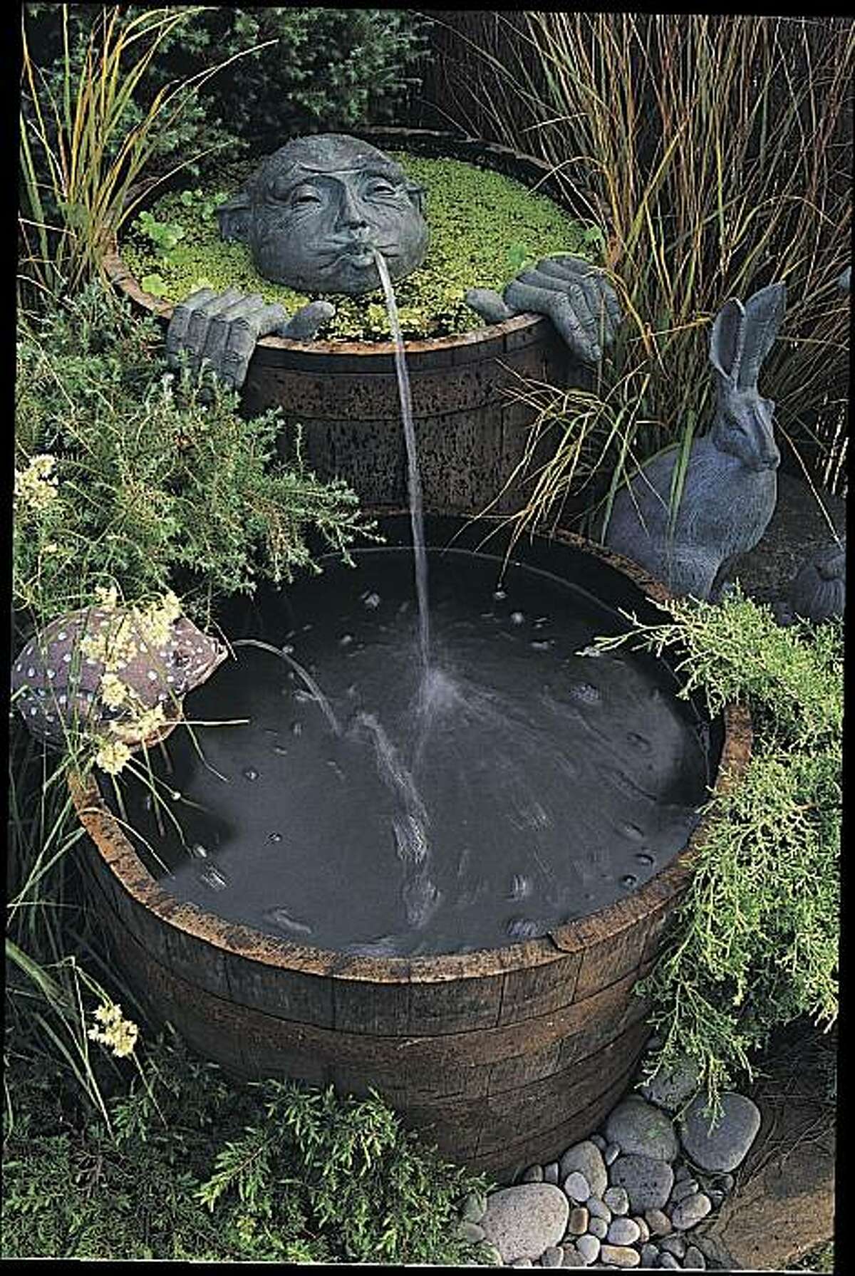 Water features provide evocative elements