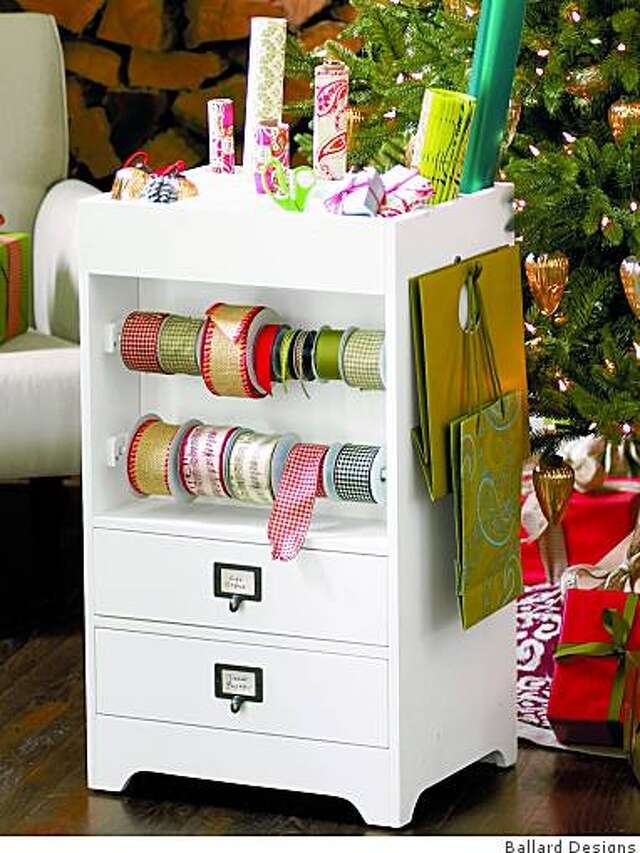 Organize gift wrap chaos with Ballard's cart