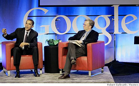 Google execs talked up for Obama tech post