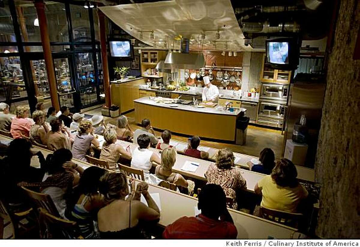 Cooking demos in Wine Country