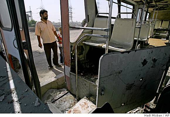 Bombings of bus, taxi kill 4, officials say