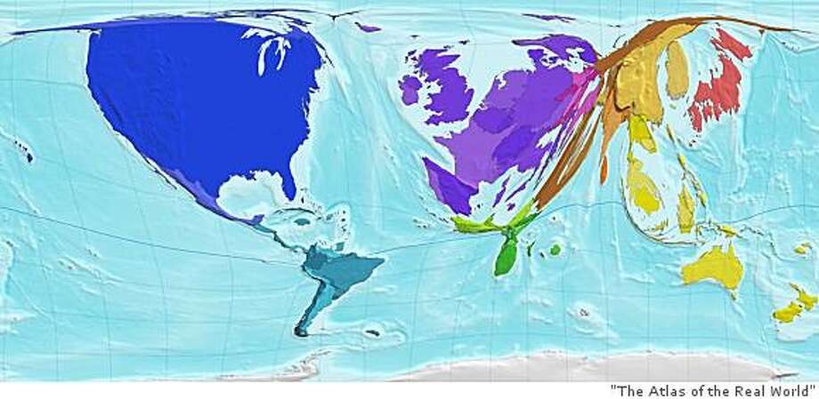 'Atlas of the Real World' puts us in our place - SFGate