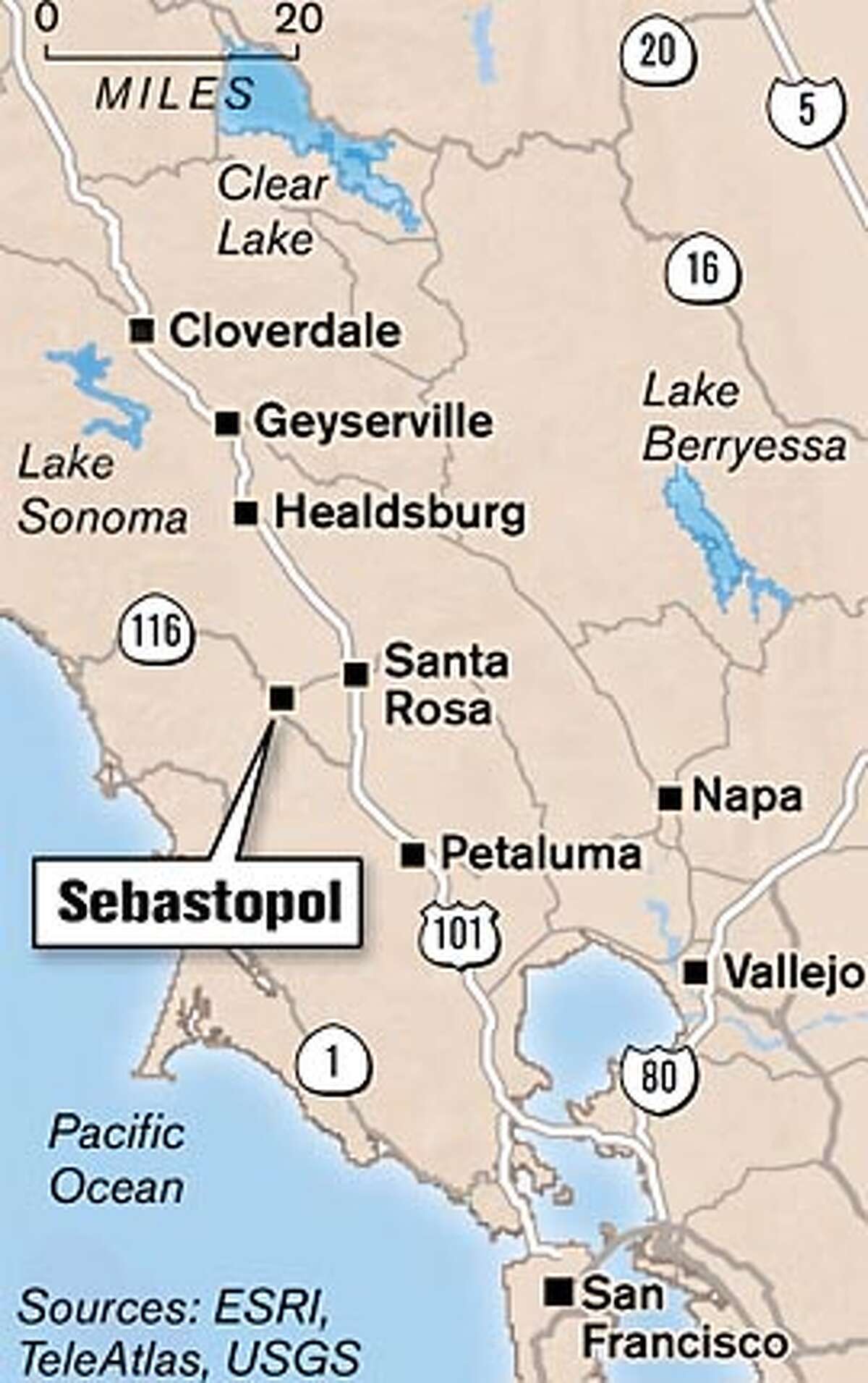 Sebastopol - artsy axis of liberalism
