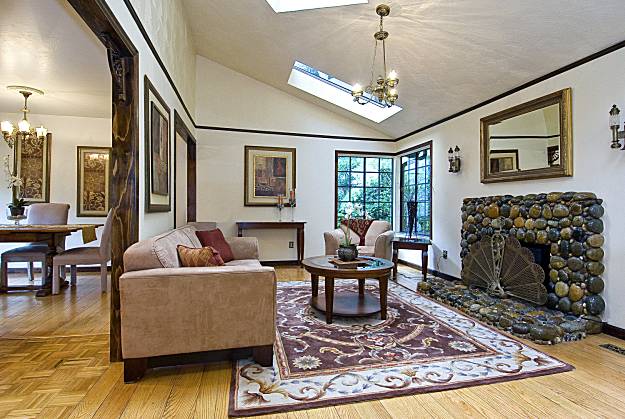 Bright Montclair home has lush outdoor areas