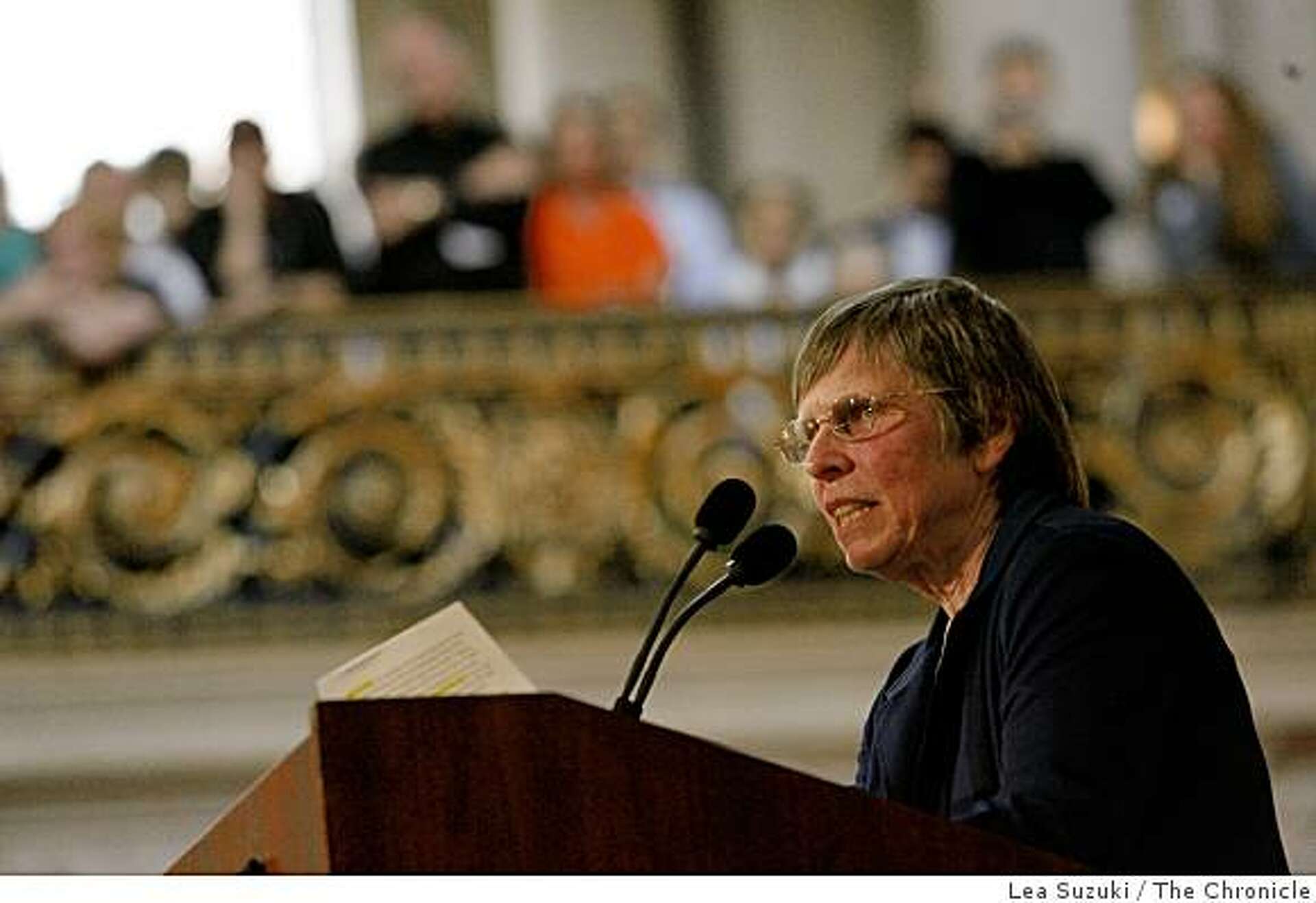 S.F. City Hall memorial for Del Martin