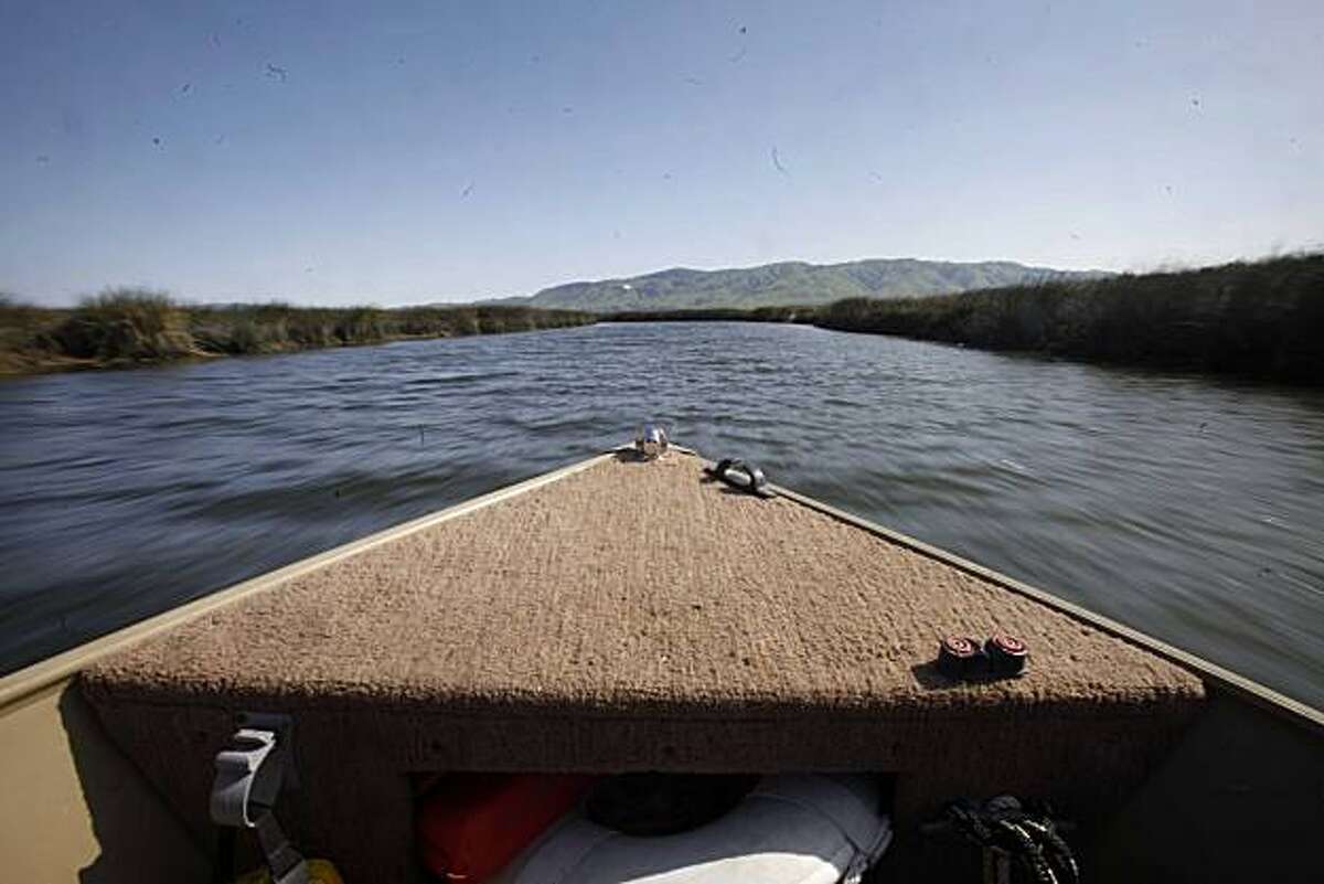 Ghost town of Drawbridge is going down into bay