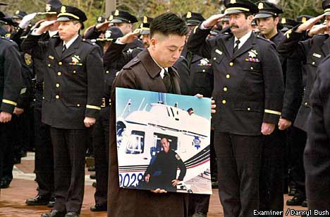 Big turnout is traditional at officers' funerals