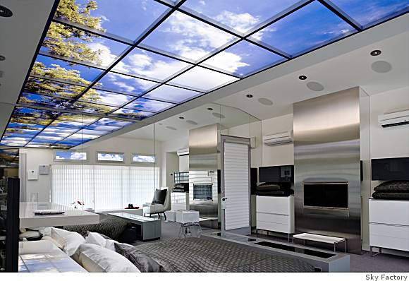 Luminous product puts the sky on the ceiling