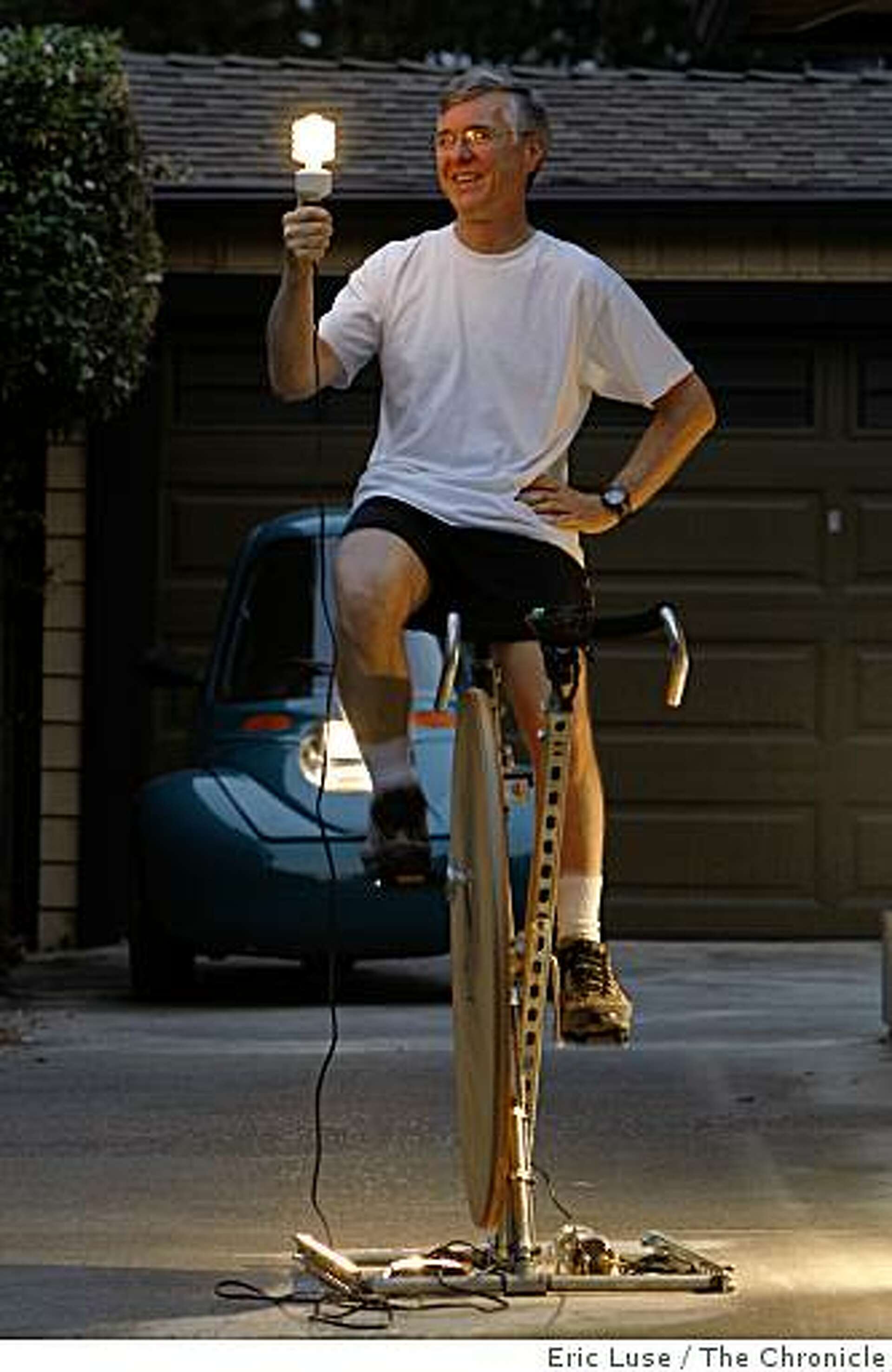 Stationary bike designed to create electricity