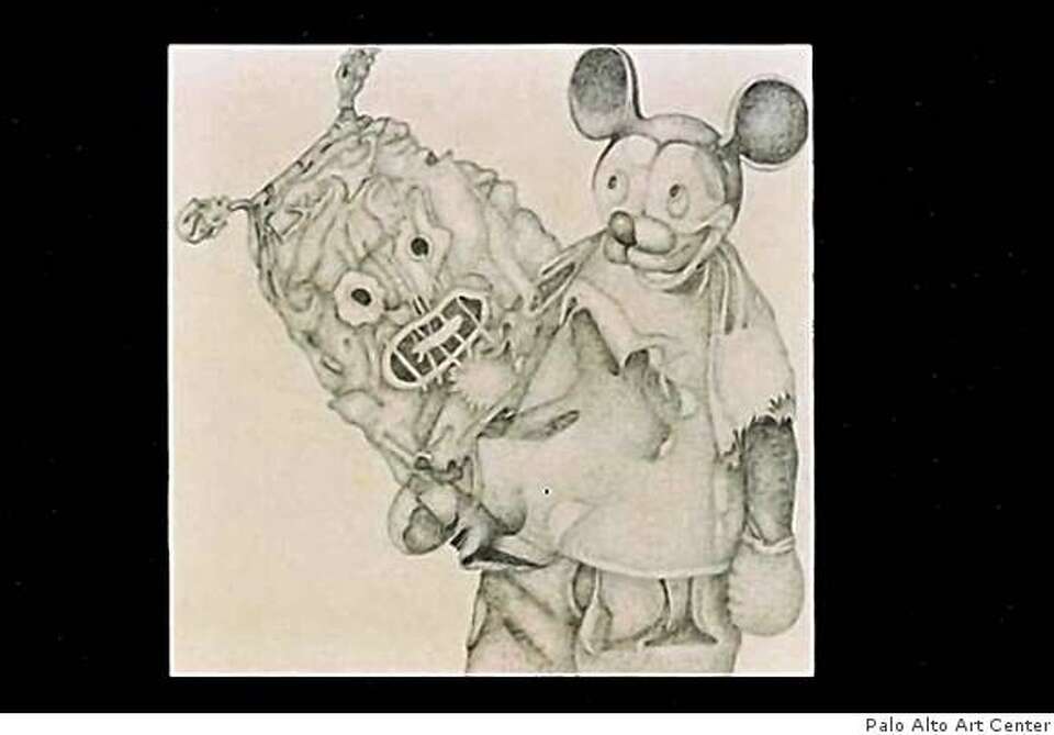 Nathan Oliveira sculptures in Palo Alto